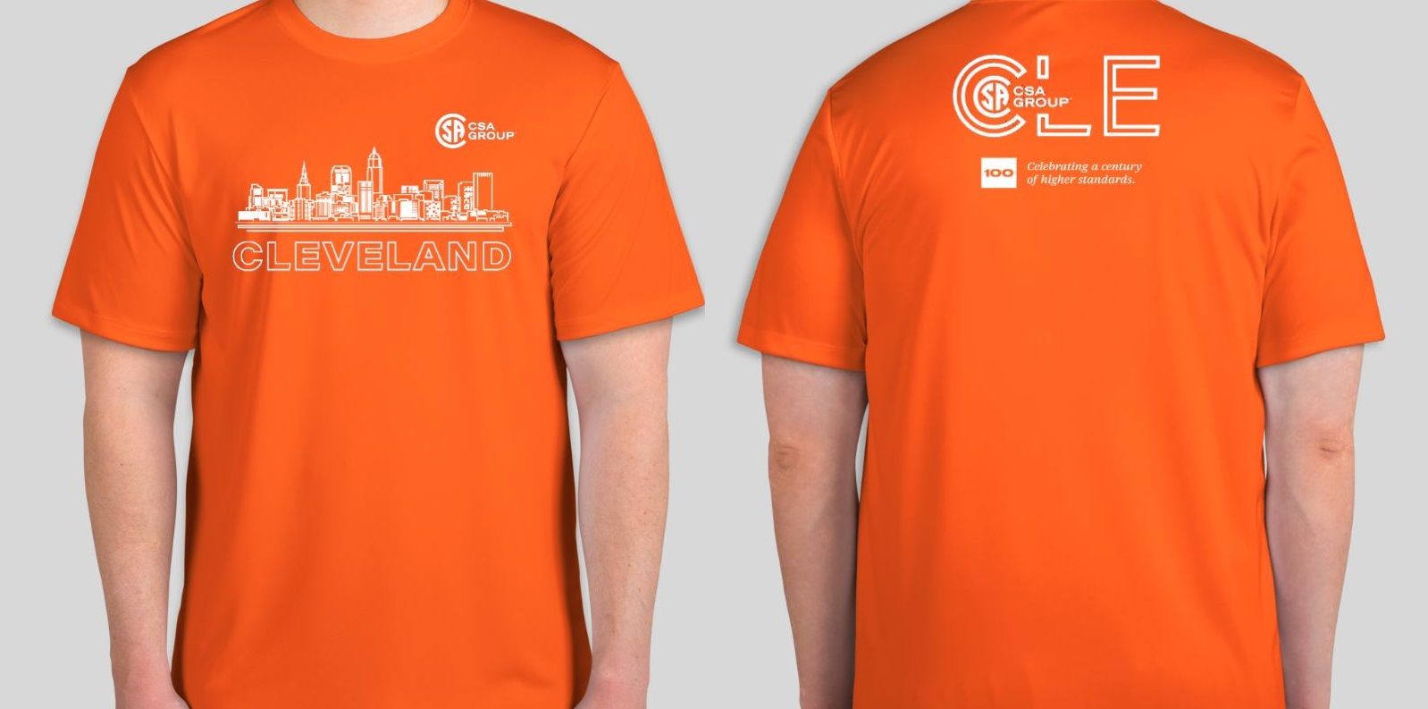 CSA Shirts Front and Back - Cleveland Corporate Challenge